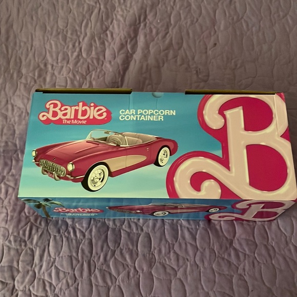 Toys | Amc Exclusive Barbie Movie Pink Corvette Car Popcorn Container ...